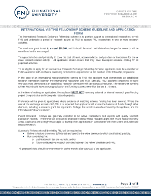 Visiting PhD Fellowship - an opportunity to further your thesis ... Doc Template | pdfFiller