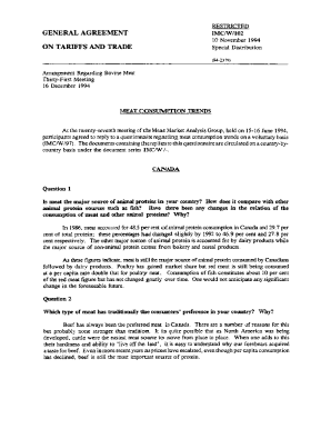 Fillable Online Regulation Impact Statement - Export Tariff Rate Quota ...