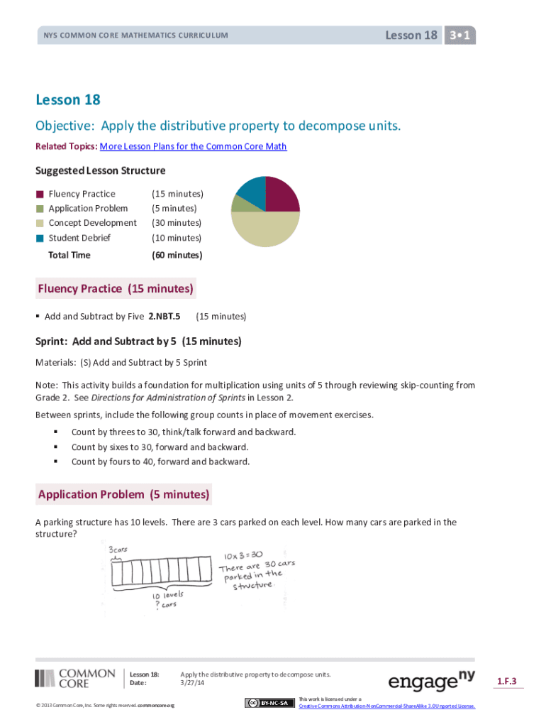 Fillable Online Distributive Property (Decompose Units) Fax Email Print ...