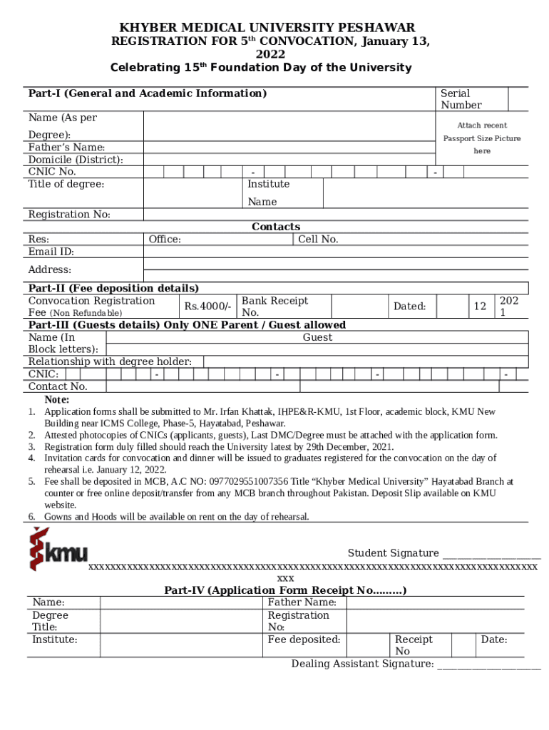 REGISTRATION FOR 2ND CONVOCATION, 201 Doc Template | pdfFiller