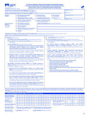Fillable Online Get Account Opening Application Form For Non-individual ...