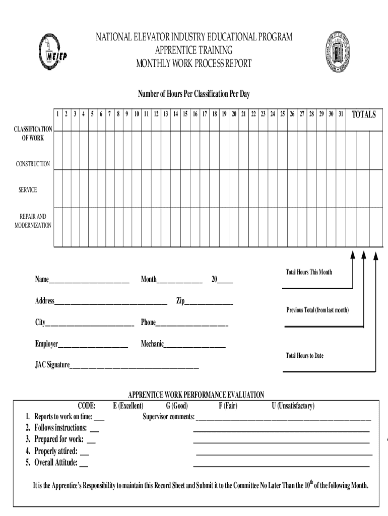 Fillable Online National Elevator Industry Educational Program Region 8 Fax Email Print - pdfFiller