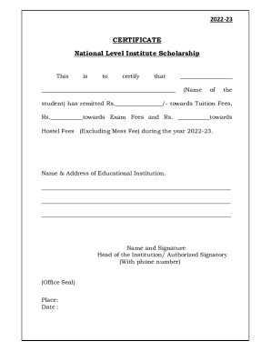 Fillable Online CERTIFICATE NIT Fax Email Print - pdfFiller