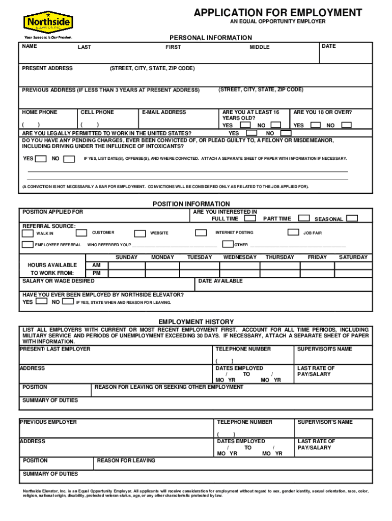 Fillable Online Job Application - Sliding Systems Fax Email Print ...