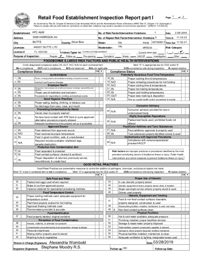 Fillable Online CHAPTER 50. RETAIL FOOD ESTABLISHMENTS Fax Email Print ...