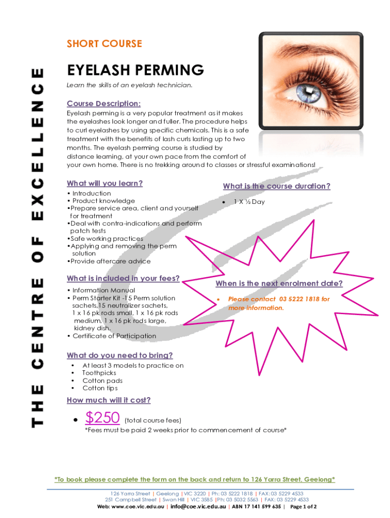 Fillable Online How to Become a Lash Technician (Plus Relevant Skills ...