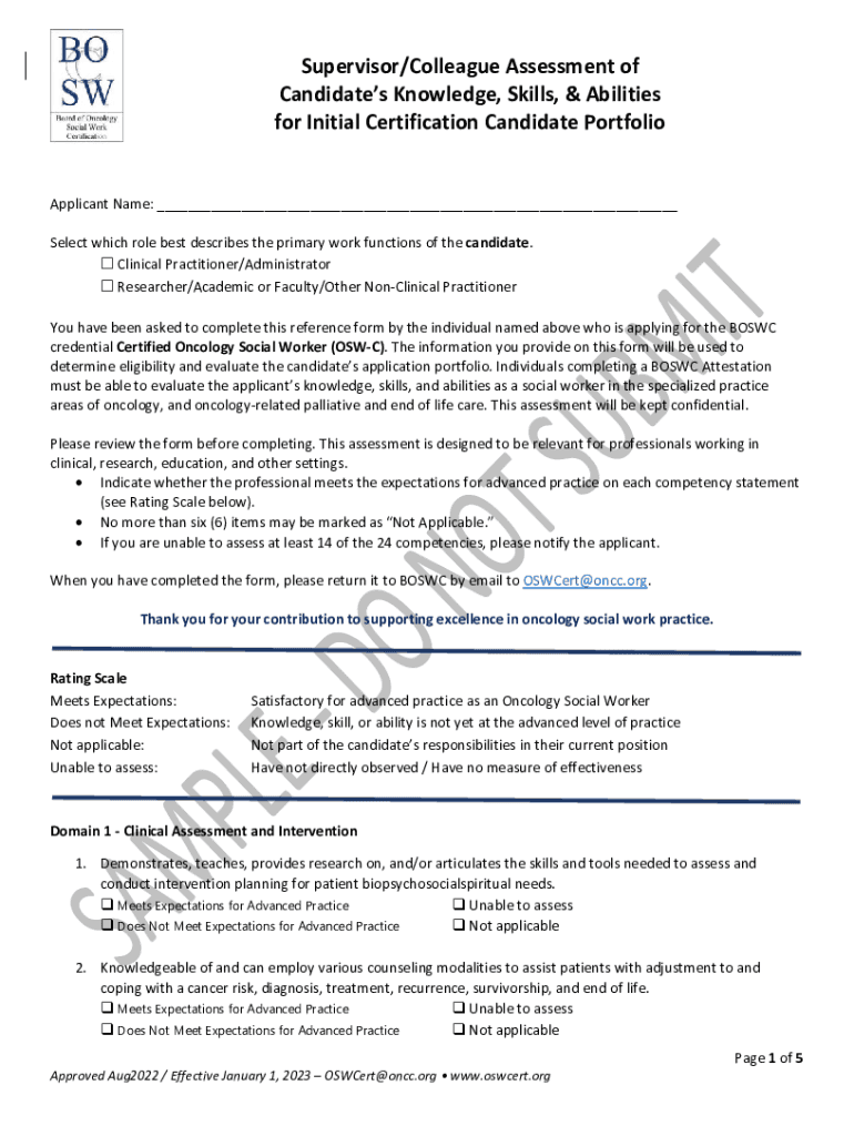 Fillable Online Types of Assessments for Employees (With Steps and Tips) Fax Email Print - pdfFiller