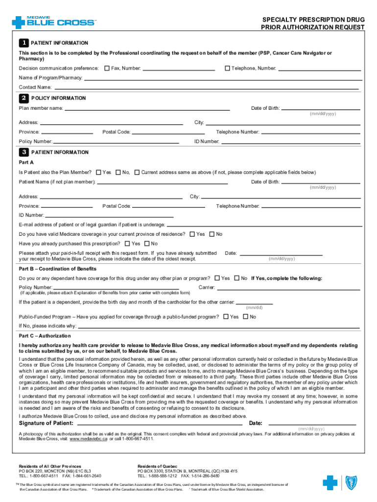 Fillable Online Why do I need prescription drug prior authorization ...