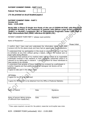 Fillable Online Patient consent and confidentiality Fax Email Print ...