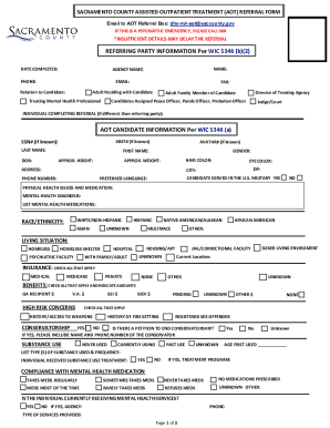 Fillable Online Assisted Outpatient Treatment/Laura's Law - Health ...