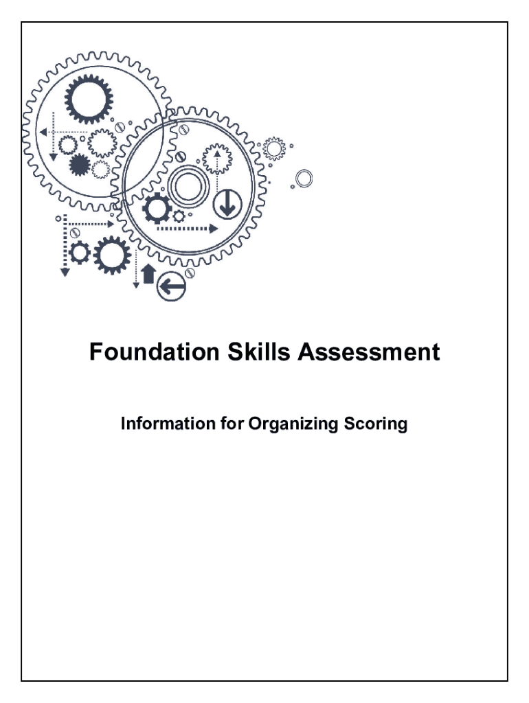 Fillable Online Foundation Skills Assessment (FSA) - Province of ...