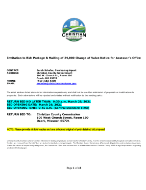 Fillable Online How to Send an Effective Invitation to Bid Fax Email ...