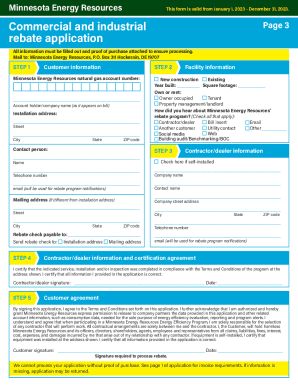 Fillable Online Fillable Online custom rebate application - Minnesota ...