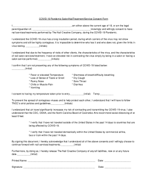 Fillable Online CONSENT FORM - Spa Botanica Fax Email Print - pdfFiller
