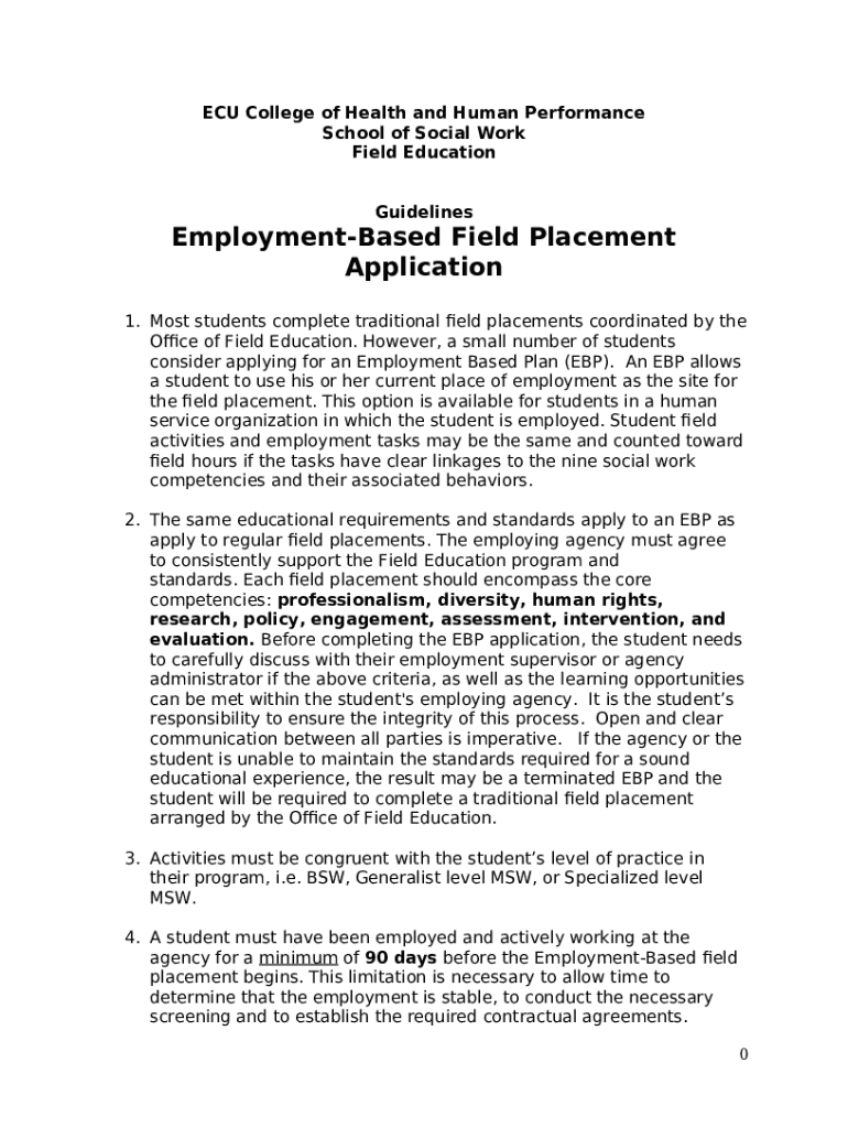 ECU Department of Health Education and Promotion Doc Template | pdfFiller