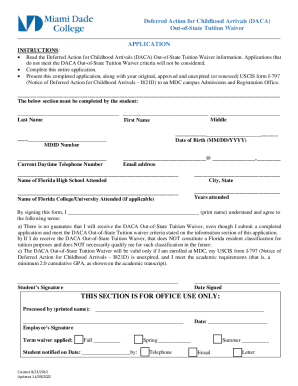 Fillable Online Free fillable Deferred-action-for-childhood-arrivals ...