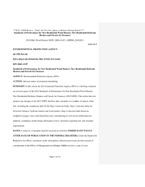 Fillable Online EO 12866 ReviewDraft -Do Not Cite, Quote or Release ... Fax Email Print - pdfFiller