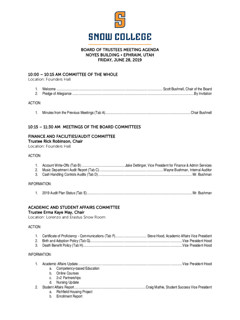 Fillable Online state board of regents snow college, ephraim, ... Fax ...