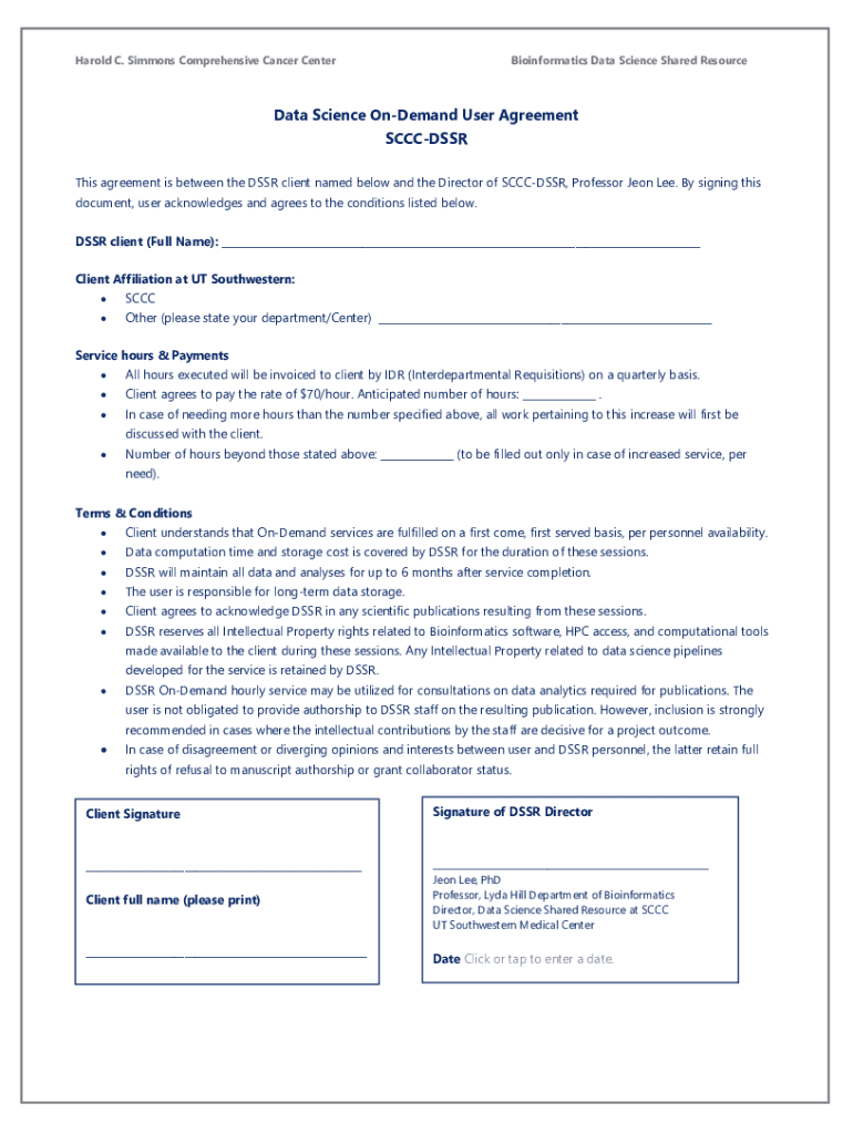 Fillable Online Harold C. Simmons Comprehensive Cancer ...