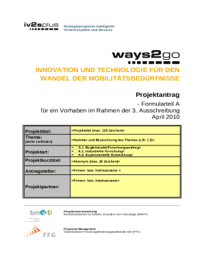 Flagship Projects Doc Template | pdfFiller