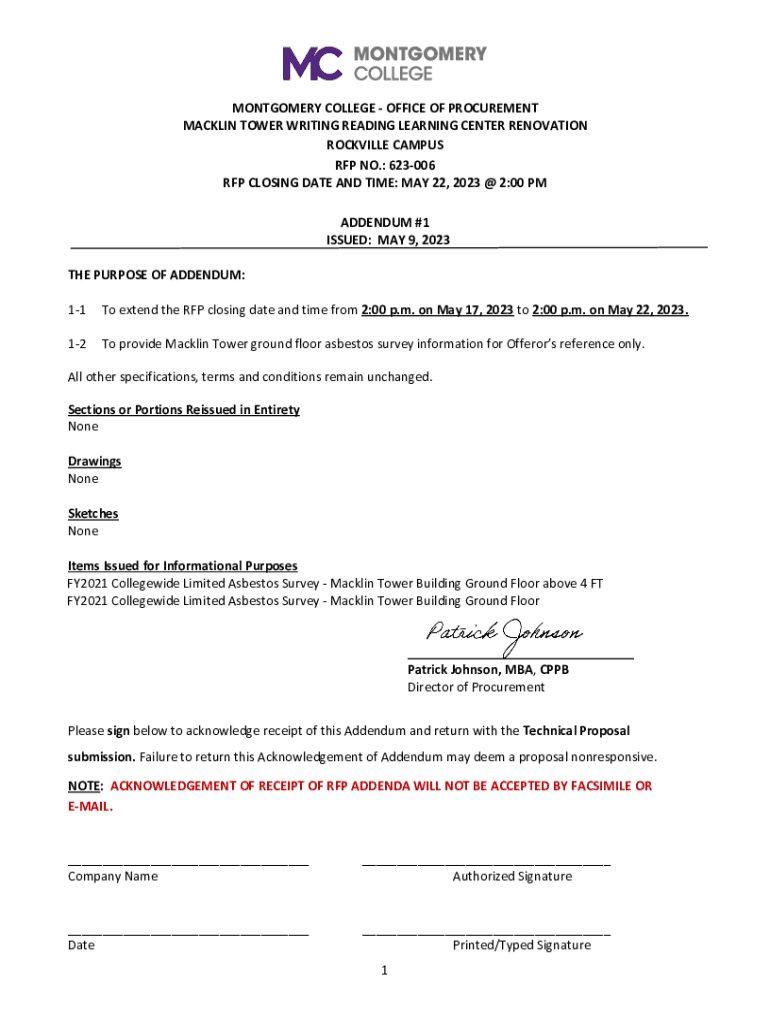 Fillable Online Office of Procurement Services - MC311 - Montgomery ...