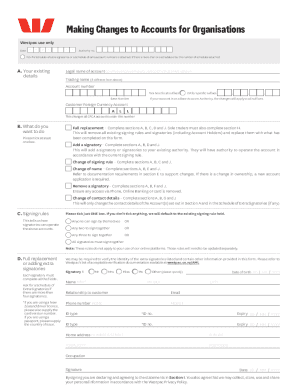 Fillable Online Make changes to personal bank accounts form - Studylib Fax Email Print - pdfFiller
