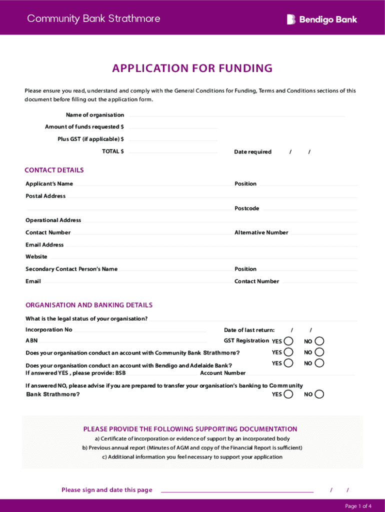 Fillable Online Sponsorship/Grant Application Form Fax Email Print - pdfFiller