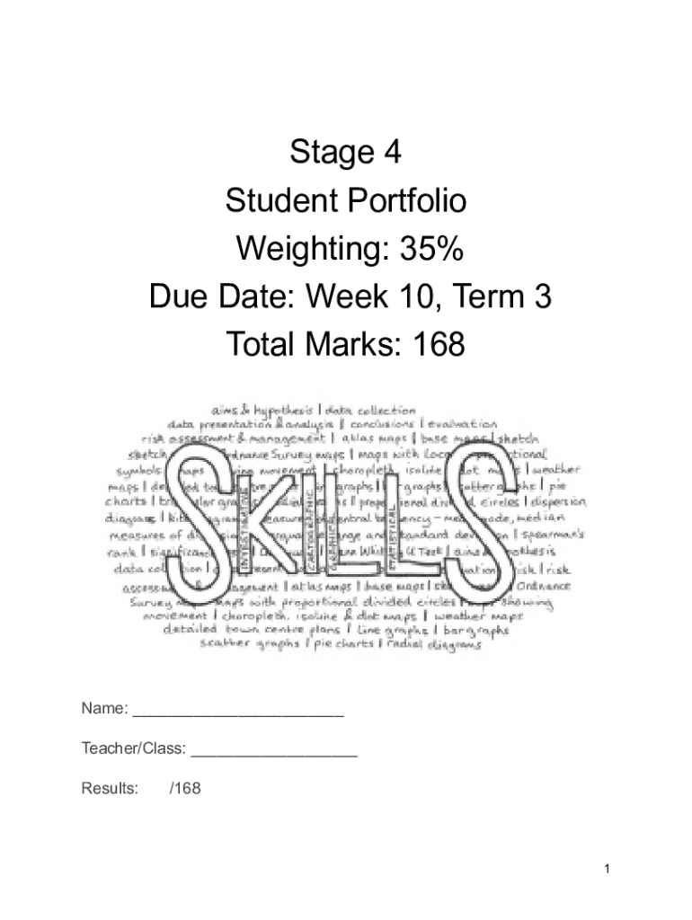 Fillable Online Student Growth Portfolios: Physical Education (K-8) Fax ...