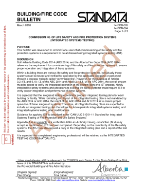 Fillable Online open alberta Division B: Part 3: Fire Protection ...