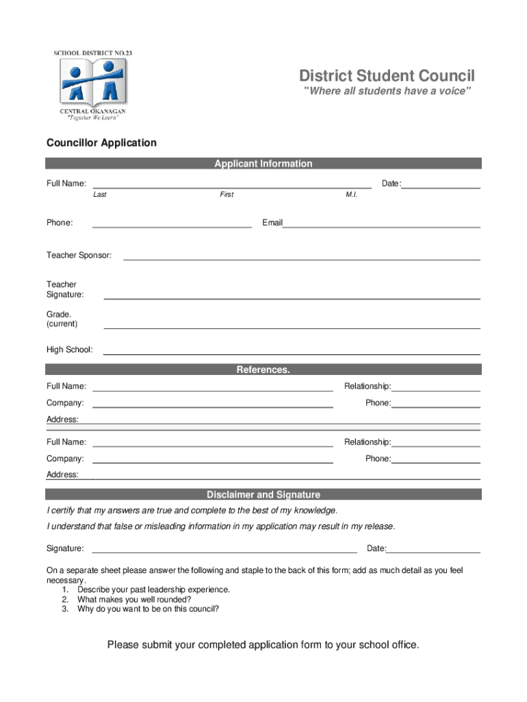Fillable Online DSC Application Form-June 2017.doc Fax Email Print ...