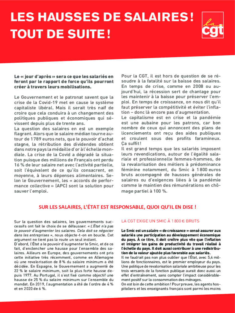 Remplissable En Ligne C'est bientt fini, les hausses salariales de plus de 3% Fax Email Imprimer ...