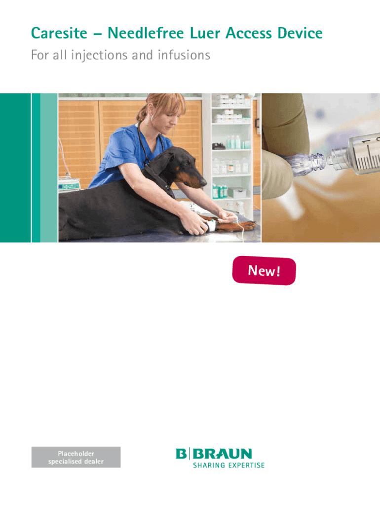 Fillable Online Caresite IV Line Luer Access Device Needle-Free Braun ... Fax Email Print ...