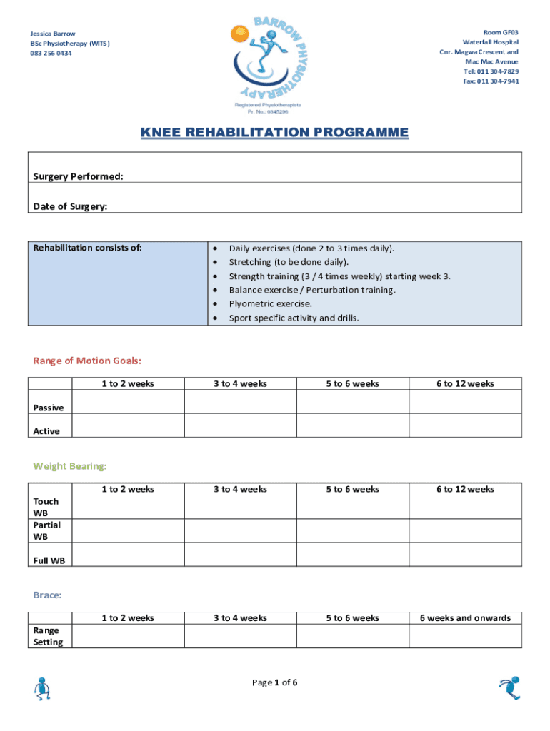 Fillable Online Deconditioned Knee: The Effectiveness of a ...