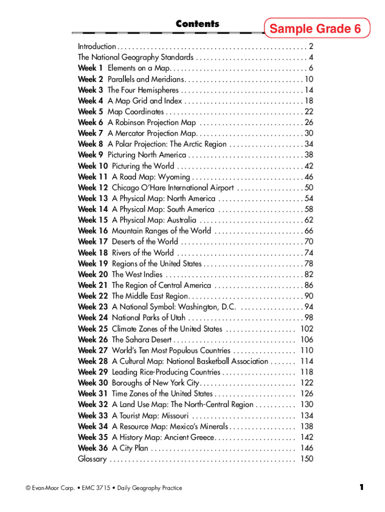 Fillable Online Sample Grade 6 Fax Email Print - pdfFiller