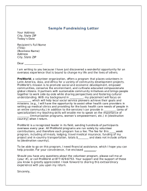 What Is a Fundraising Letter? (With Templates and Example) Doc Template ...