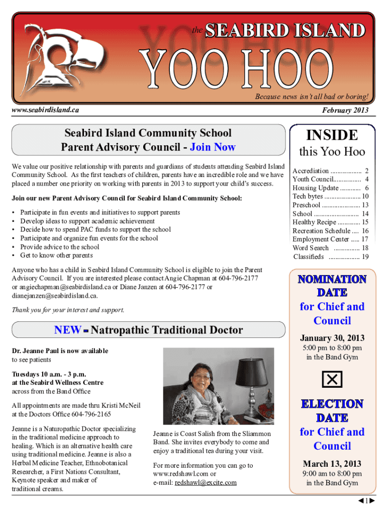 Fillable Online Seabird island band jason campbell Fawn Creek Township ...