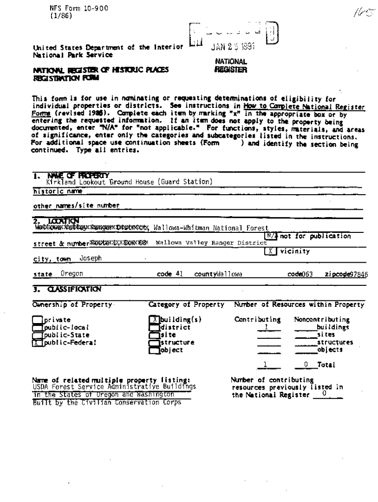 Fillable Online 36 CFR Chapter I Fax Email Print - pdfFiller