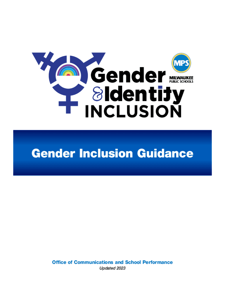 Fillable Online MPS: Gender & Identity Inclusion Fax Email Print ...