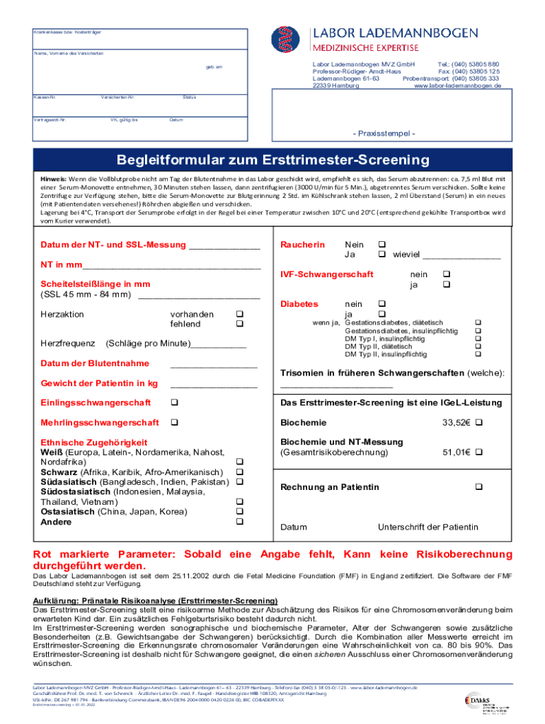 Ausfüllbar Online Labor Lademannbogen MVZ GmbH - Apps on Google Play ...