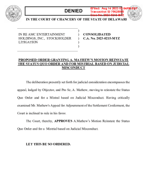 Fillable Online revised proposed order and final judgment Fax Email ...