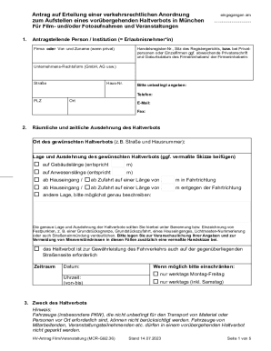 Ausfüllbar Online Antrag auf Verkehrsaufsichtliche Erlaubnis eingegangen am Fax Email Drucken ...