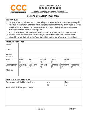 Fillable Online Our Services & Location - The Chinese Christian Church ...