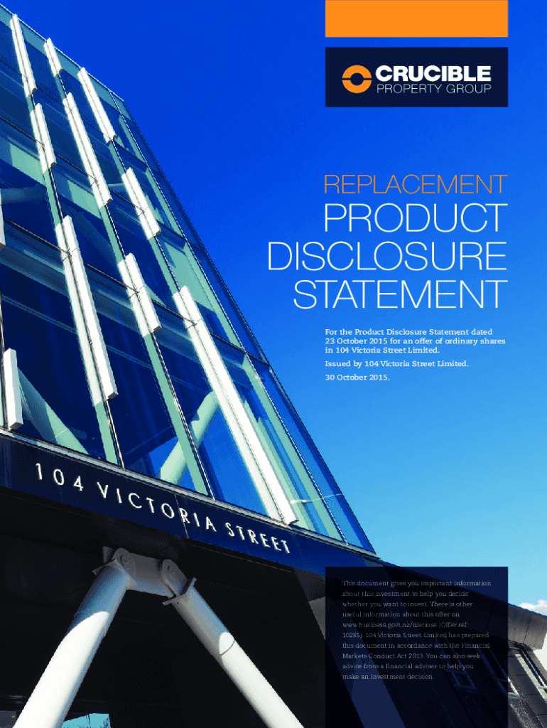 Fillable Online SCA-Property-Group-Product-Disclosure-Statement ...