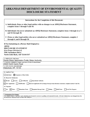 Fillable Online Stormwater Permit Renewal: Arkansas Industrial General ...