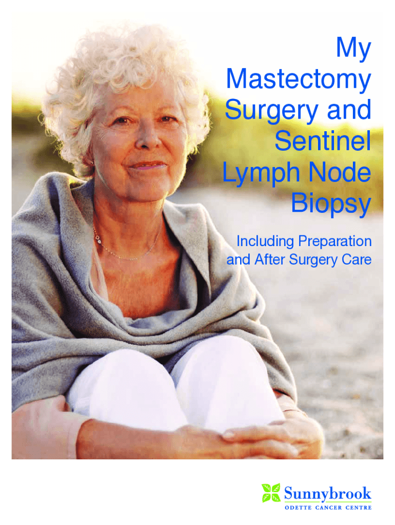 Fillable Online Caring For Yourself After Your Sentinel Lymph Node Biopsy Fax Email Print