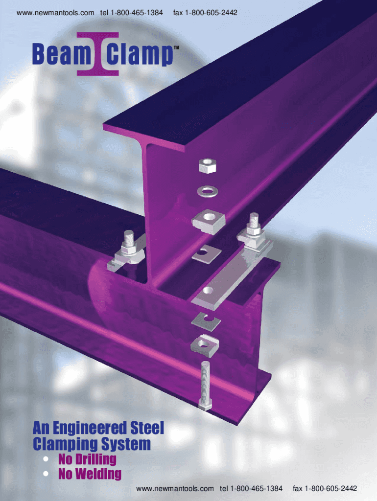 Fillable Online Beamclamp products Index page , beam clamp ... Fax Email Print - pdfFiller