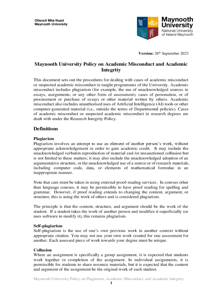 Fillable Online Academic Integrity Guide: Home - LibGuides NCI Library ...