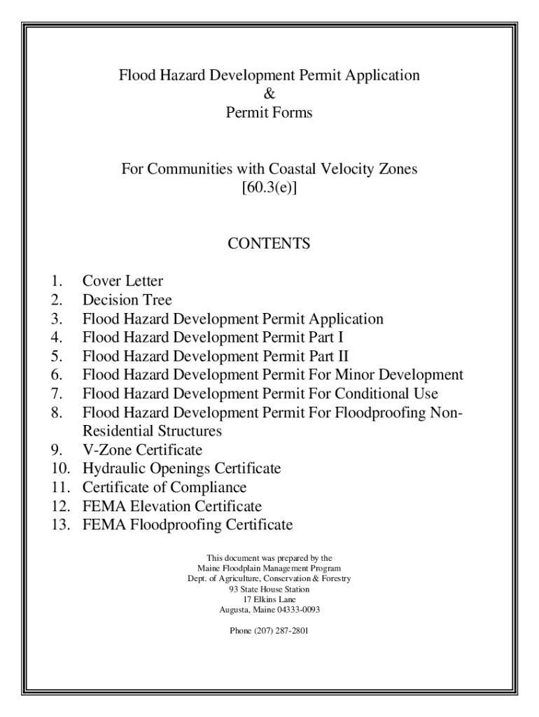 Fillable Online Flood Hazard Development Permit For Conditional Use Fax ...