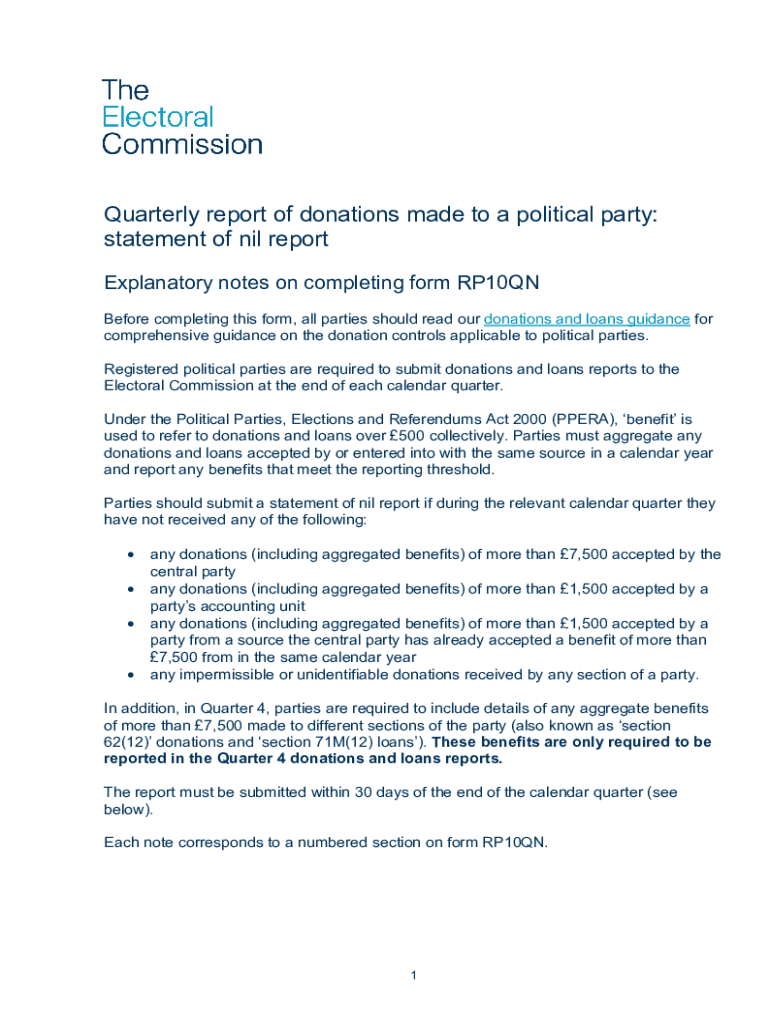 Fillable Online Explanatory notes on completing form RP10QN Fax Email ...