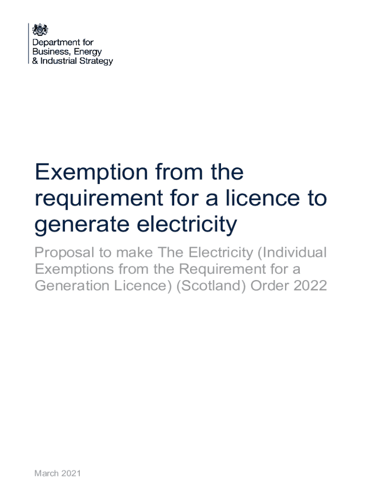 Fillable Online Exemption from the requirement for a licence to ...